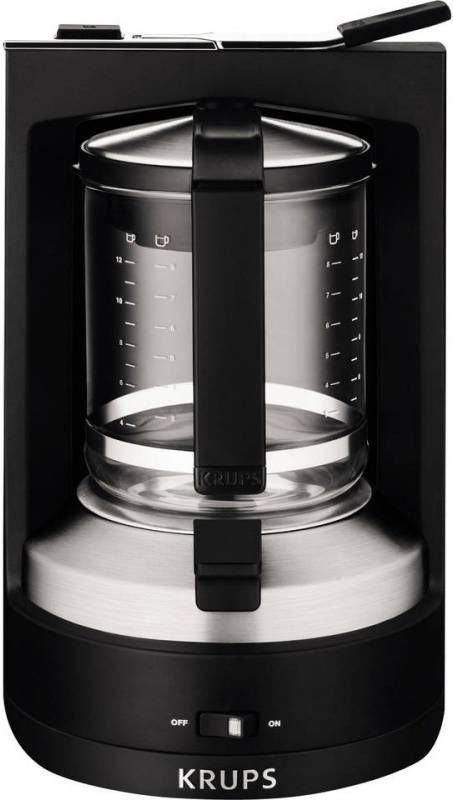 Krups Moka Brew KM468910 Koffiezetapparaat Zwart - Koffiezetwebshop.nl